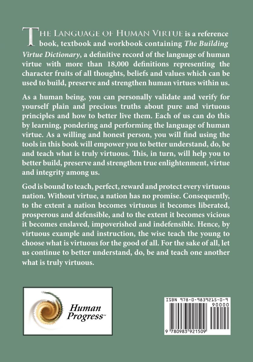 The Language of Human Virtue